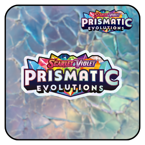 Prismatic Evolutions Holographic/Prismatic Effect Binder Sticker 2.5x5 ...
