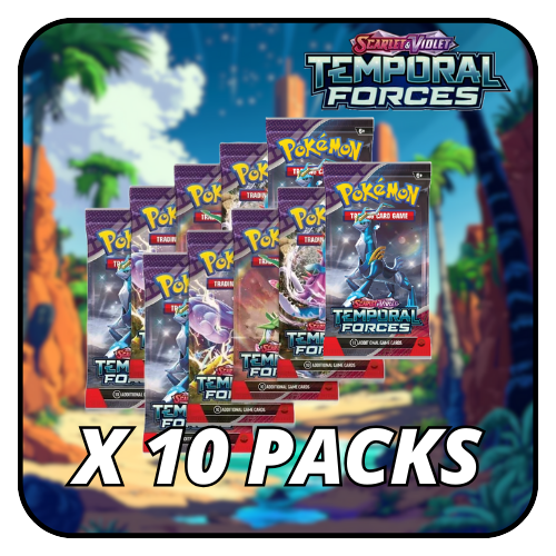Pokemon TCG: Scarlet & Violet Temporal Forces Booster Pack (10 Packs ...